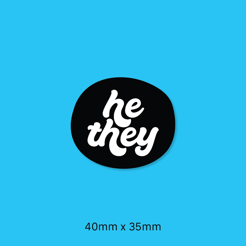 He they pronoun sticker – Proudkind
