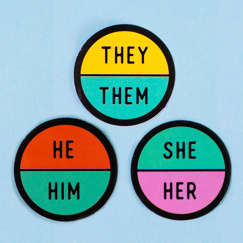Pronoun Stickers – Proudkind
